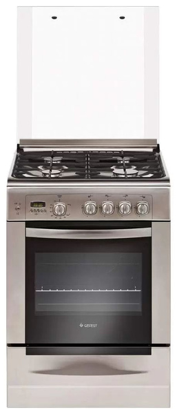 Газовая плита GEFEST ПГ 6100-04 0004 серебристый купить c доставкой на OZON по низкой цене ...