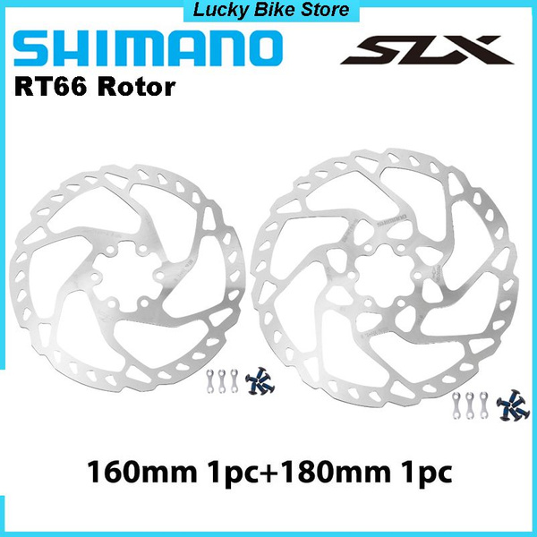 Тормозной диск (ротор) Shimano SM-RT66, 160+180 мм (OEM без упаковки ...