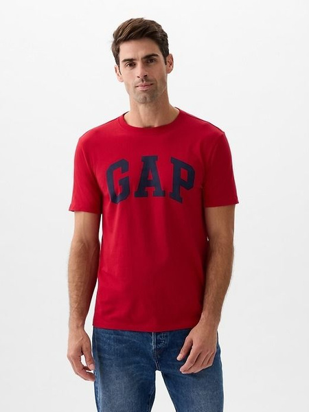 Футболка GAP, размер 48, цвет красный, ОСНОВНАЯ ЧАСТЬ:100% КОТТОН ...