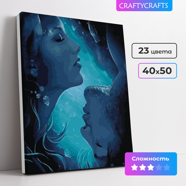 Картина по номерам на холсте Colibri "Мужчина и Женщина" 40х50 см с ...
