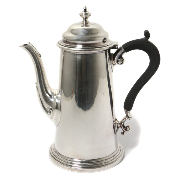 Посеребренный кофейник. Англия, Шеффилд, мастерская Alpha, Harrison ...