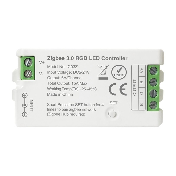 Zigbee 3.0 WiFi LED контроллер 2.4GHz RGB лента Tuya Gateway Hue Bridge ...