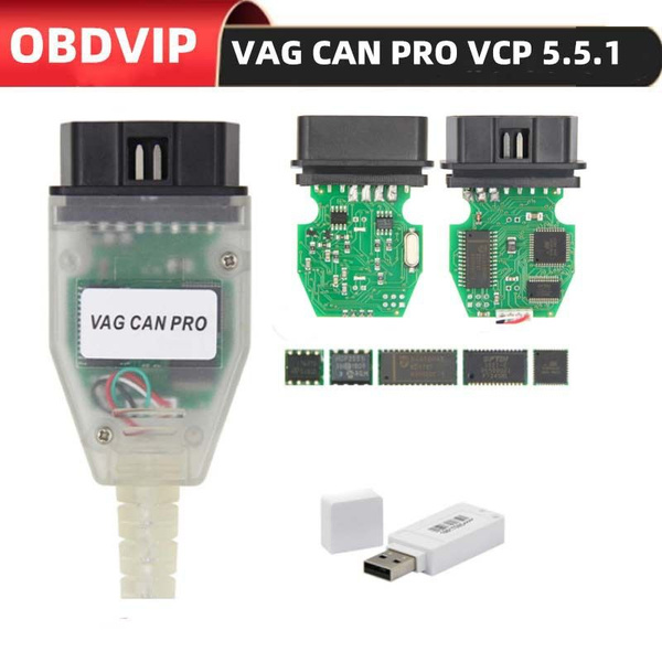 VCP VAG CAN PRO BUS+UDS+K-Line V5.5.1 автомобильная диагностическая линия с ключом - купить с ...