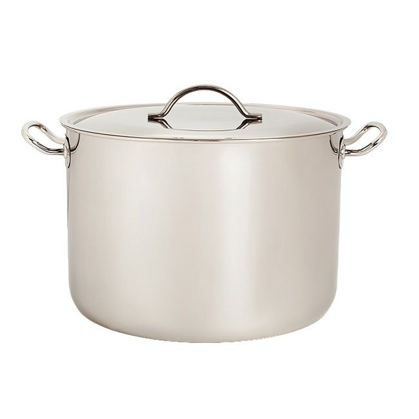 Кастрюля с крышкой из нержавеющей стали Амет, объем 16 л - купить с ...