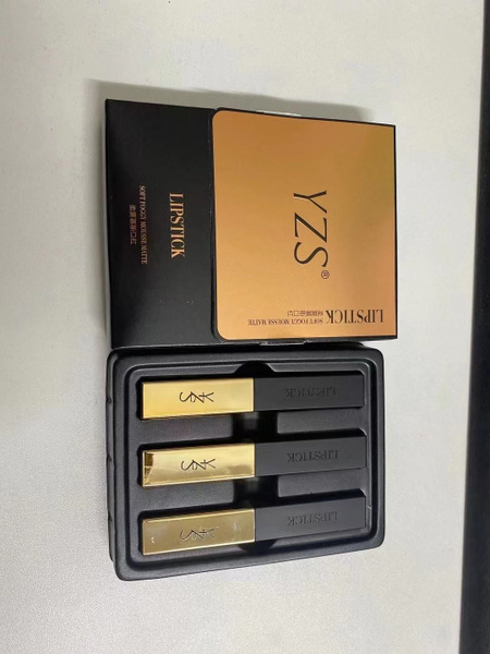 Губная помада YZS черный матовый Губная помада - купить с доставкой по выгодным ценам в интернет ...