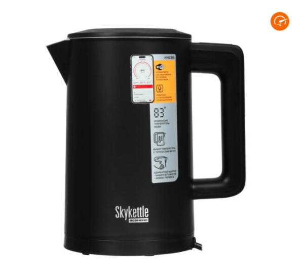Купить электрический чайник REDMOND RK_Redmond SkyKettle KM231S черный, Металл/пластик по низкой ...