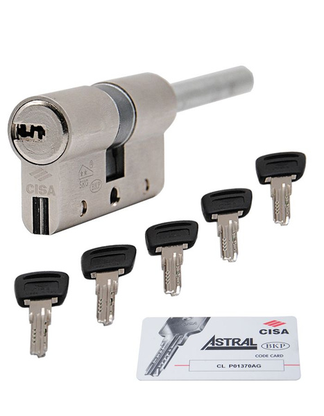 Цилиндровый механизм Cisa ASTRAL S 0A3S7.12.0.12.CL.C5 (L70мм40-30 ...