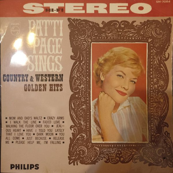 Виниловая пластинка Patti Page - Sings Country & Western Golden Hits ...