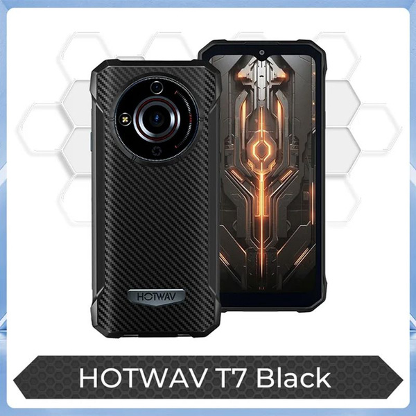 Смартфон HOTWAV T7 8 Гб+128 Гб Android 13 6280 мАч 6.52 HD+ Display Ultra Thin 21MP Camera Side ...
