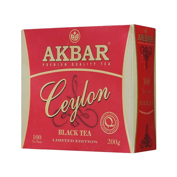 Чай Akbar Ceylon черный (2г х 100шт), 200г купить на OZON по низкой ...