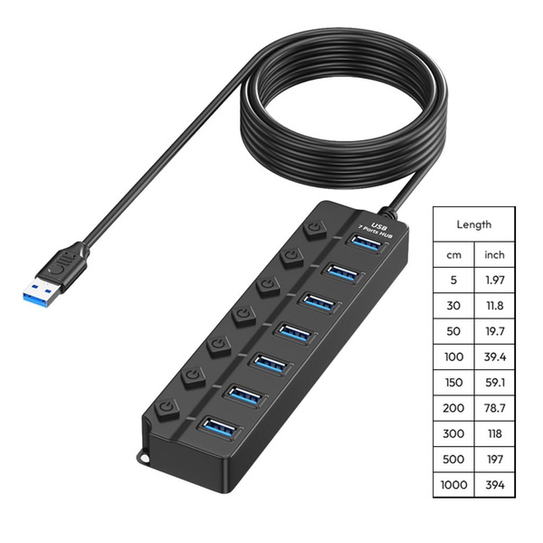 (1) USB2.0-концентратор с коммутатором расширения док-станции HUB-5m-7 ...
