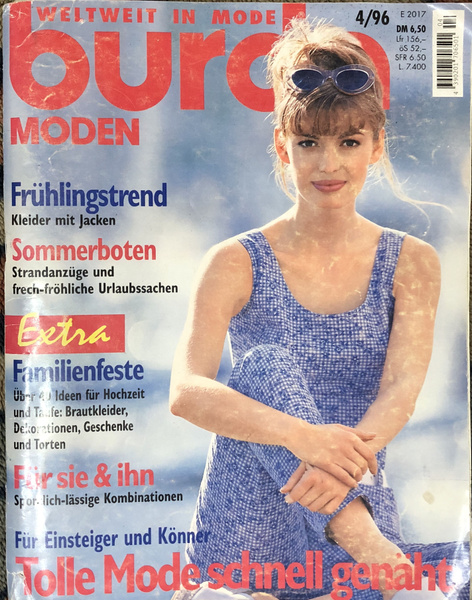 Журнал Бурда (Burda Style) № 4 1996 год На Немецком #40 | Бурда Энне купить на OZON по низкой ...