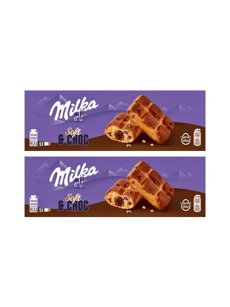 Пирожное Milka Cake & Choc бисквитное, 2 уп по 175 гр, Польша купить на ...