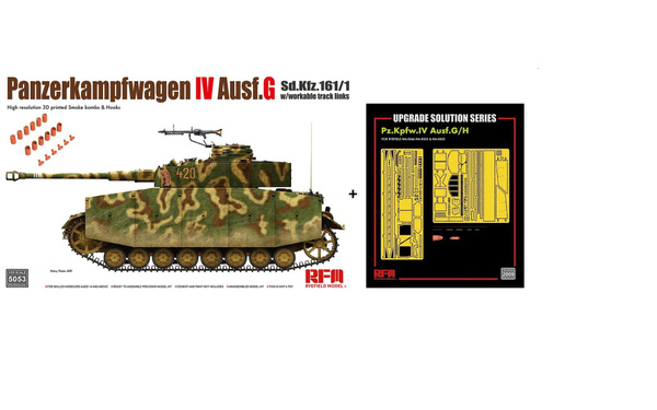 RFM 5053+2009 1/35 Немецкий средний танк Pz.Kpfw. IV Ausf. G ...