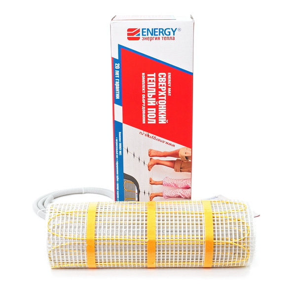 Теплый пол ENERGY Mat 2,14 м.кв - 340 Вт купить на OZON по низкой цене ...