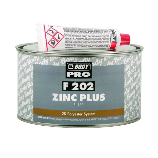 Шпатлевка полиэфирная Body Pro F202 Zinc Plus наполняющая бежевая 1,8кг купить на OZON по низкой ...