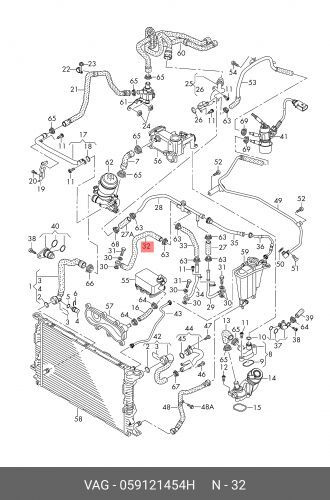 Патрубок радиатора AUDI A6/A8/Q5/Q7 TDI 2010 > купить на OZON по низкой ...