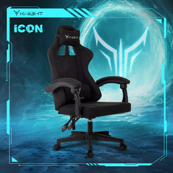 KNIGHT Игровое компьютерное кресло, черный купить на OZON по низкой ...