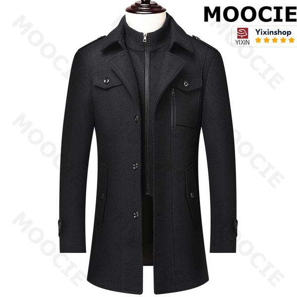 Пальто MOOCIE, Еврозима, размер 48, цвет черный, Овечья шерсть - купить по выгодной цене в ...