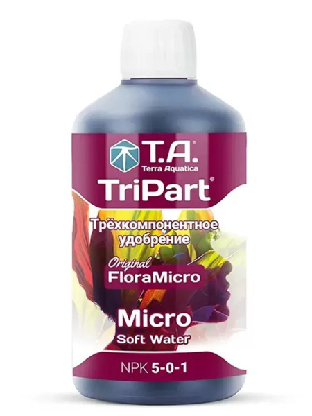 Удобрение для роста растений TriPart (GHE Flora Series) Micro SW, 0.5 л купить на OZON по низкой ...