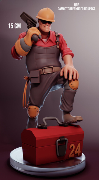 Фигурка коллекционная Инженер - TEAM FORTRESS 2 купить на OZON по ...