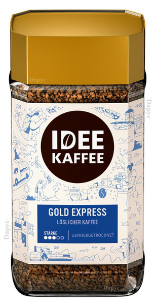 Кофе растворимый IDEE KAFFEE Gold Express, сублимированный 100г купить ...