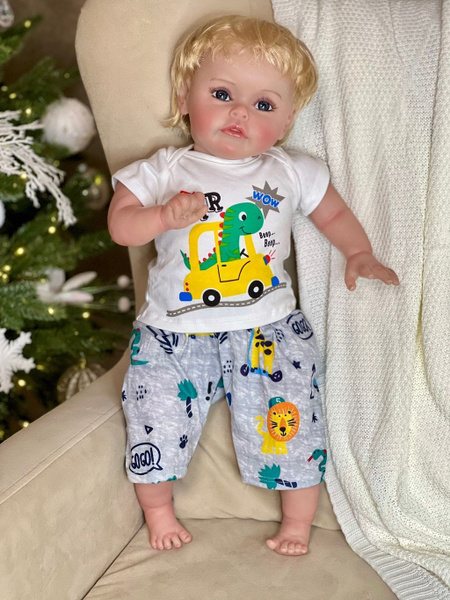 Кукла Реборн мягконабивная 60см в пакете (FA-277) купить на OZON по низкой цене (1744407792)