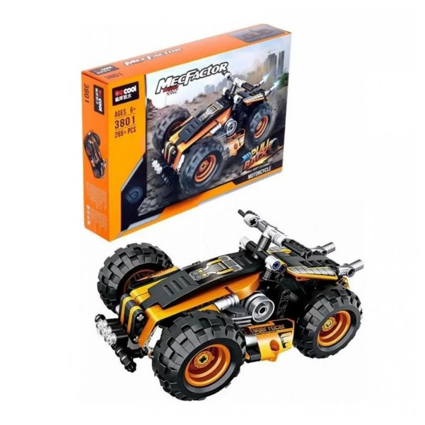 Конструктор Technic Decool "Квадроцикл" с инерционным механизмом 265 деталей купить на OZON по ...
