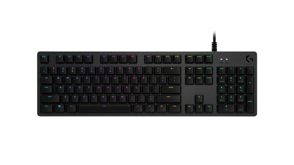 Logitech G Игровая клавиатура проводная G512 CARBON, с гравировкой, (GX ...