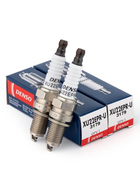Свечи зажигания DENSO XU22EPR-U 3179 2 шт купить на OZON по низкой цене ...