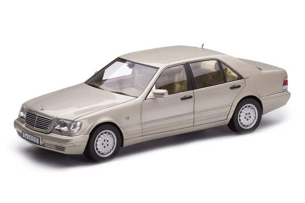 Модель коллекционная Mercedes W140 S600 1997 pearl silver / мерседес с ...