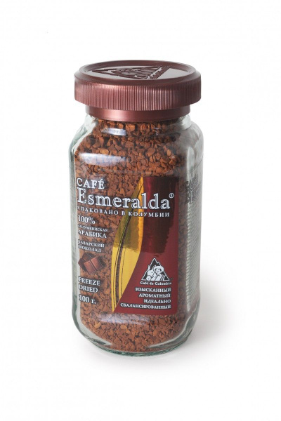 Баварский шоколад - "Cafe Esmeralda", кофе сублимированный, 100 г ...