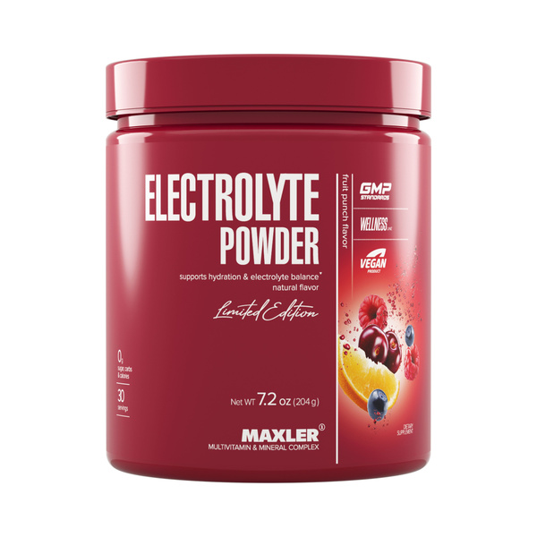 Электролиты Maxler Electrolyte Powder 204 гр. - Фруктовый пунш купить на OZON по низкой цене ...