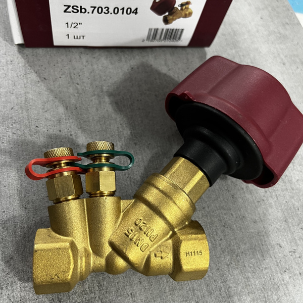 Ручной балансировочный клапан 1/2'' ZEISSLER купить на OZON по низкой цене (1766165696)