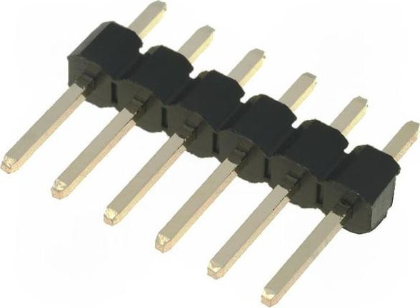 Штыревой разъем CONNFLY DS1021-1*6SF11-B IDC "папа" PIN 6 прямой 2,54мм ...
