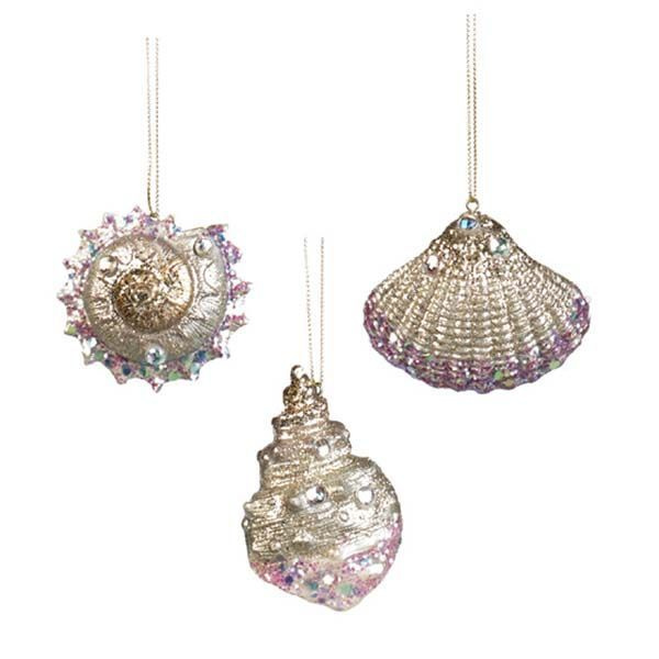 GOODWILL Елочная игрушка РАКУШКА 7 см, набор 3 шт купить c доставкой на ...