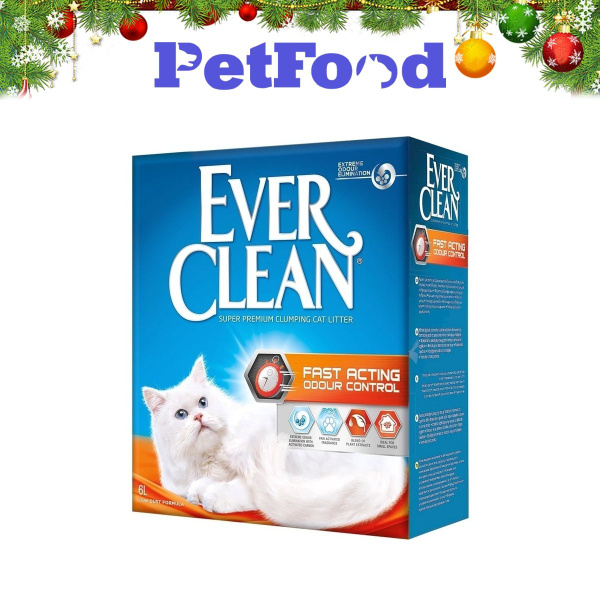 Ever Clean Fast Acting комкующийся наполнитель быстрого действия 6 л купить на OZON по низкой ...