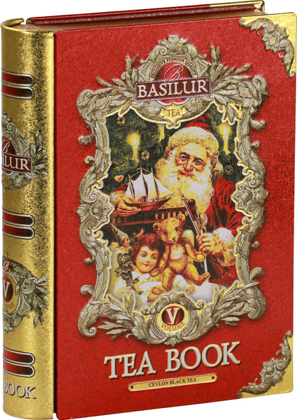 Basilur, "Чайная книга", чай подарочный, чай в жестяной банке, 100г ...