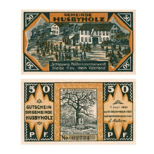 Германия 50 пфеннигов 1921 Хусбихольц, копия купить на OZON по низкой цене (1777431007)