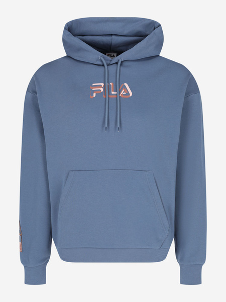 Худи Мужской Fila синий Без застежки Хлопок, размер 52, 54 Вьетнам купить c доставкой на OZON по ...