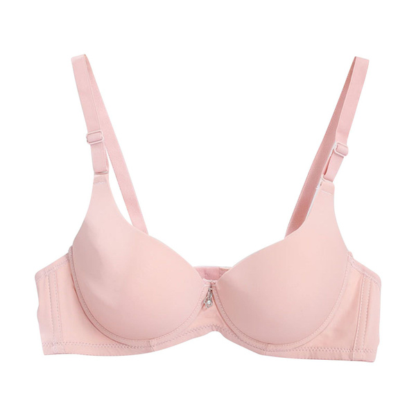 Бюстгальтер Женский Agiferg бюстье, бралетт, размер 75B розовый Полиэфир, Спандекс Повседневный ...