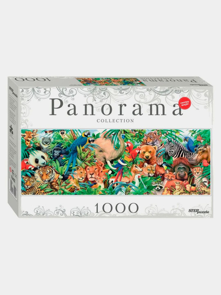 Пазл Step puzzle 1000 деталей, Мир животных Panorama купить на OZON по ...