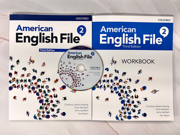American English File 2 Third Edition (Student's book + Workbook + диск ...