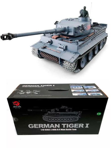 Радиоуправляемый танк Heng Long German Tiger Pro масштаб 1:16 2.4G ...