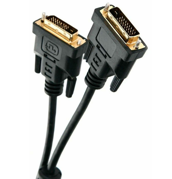 Кабель Кабель DVI-D - DVI-D (CG441D), длина 1.8 м, черный купить c доставкой на OZON по низкой ...