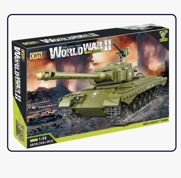 Конструктор Тяжелый танк M26 (совместим с lego Военная техника лего ...