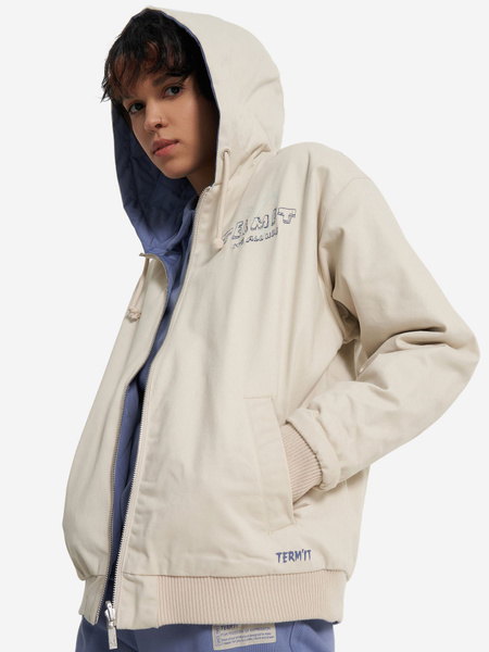 Куртка Женский Termit бежевый Хлопок, Эластан, размер 46, 48 Демисезон Полиэстер Китай купить c ...