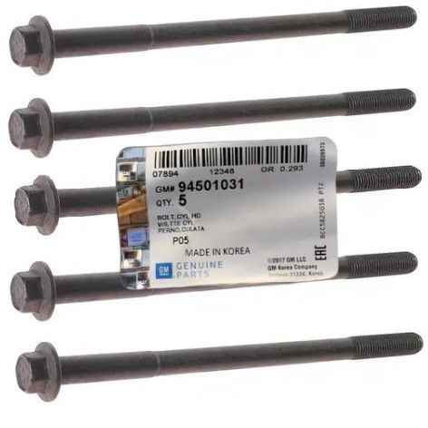 Болт головки блока цилиндров General Motors 94501031 / 5шт купить на ...