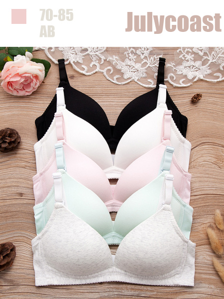 Бюстгальтер Женский бралетт, классическая чашка, размер 32, 70A розовый Хлопок Домашний Китай ...