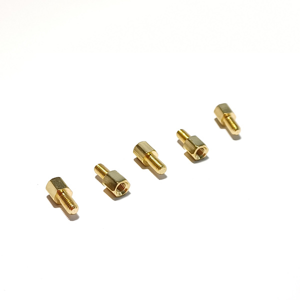 Стойка для печатной платы шестигранная латунь PCHSN М3 5 мм (5шт) купить на OZON по низкой цене ...